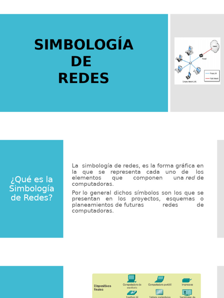 Simbología y Diagramas de Redes | PDF