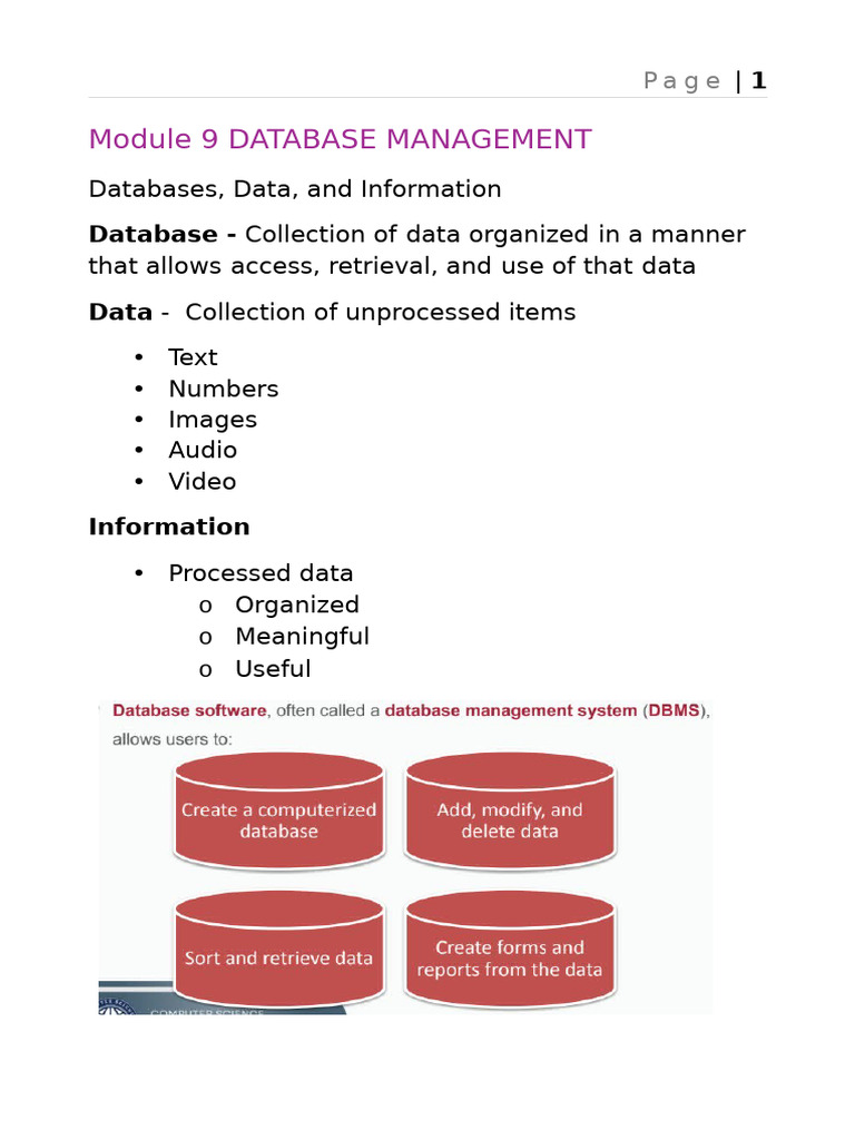 it-funda-reviewer-finals | PDF | Databases | Computer Programming