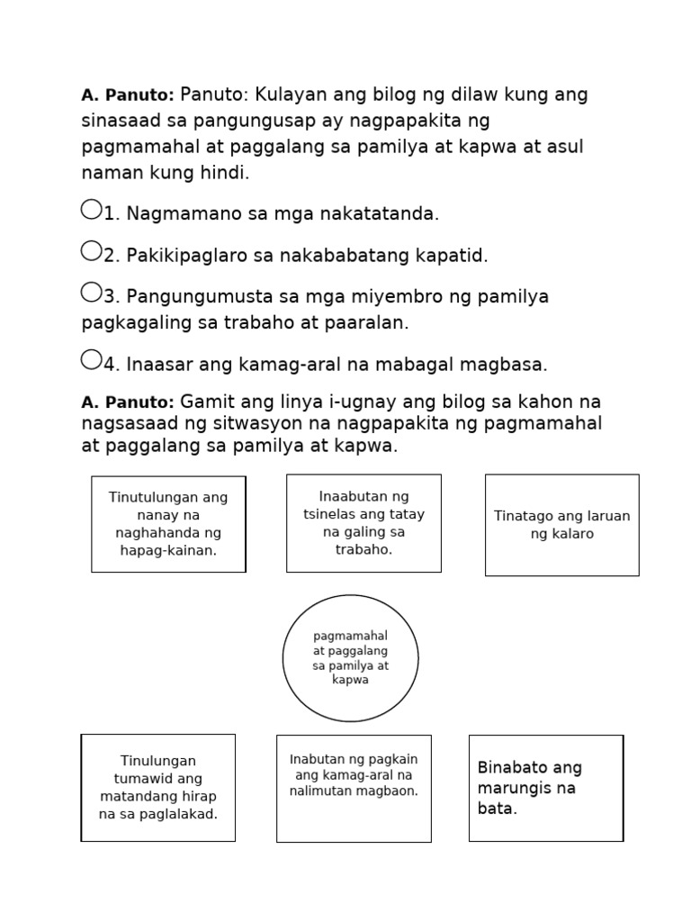 Assessment in Esp Week 2 Quater 2 | PDF