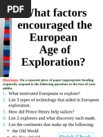 Reasons For Exploration | PDF