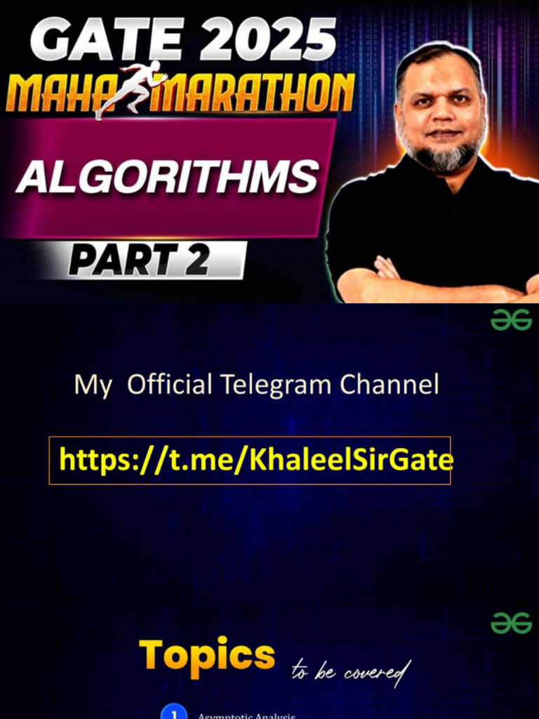 Algorithms Marathon Part-2 | PDF
