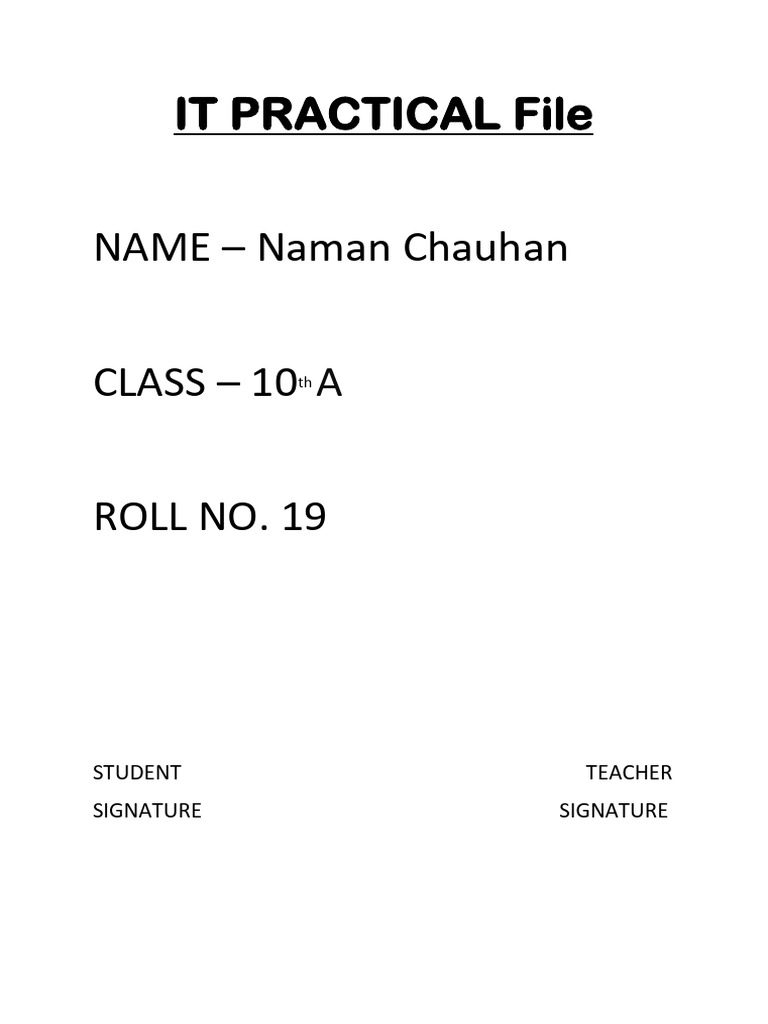 It Practical-File-10th | PDF | Internet Access | Digital Subscriber Line