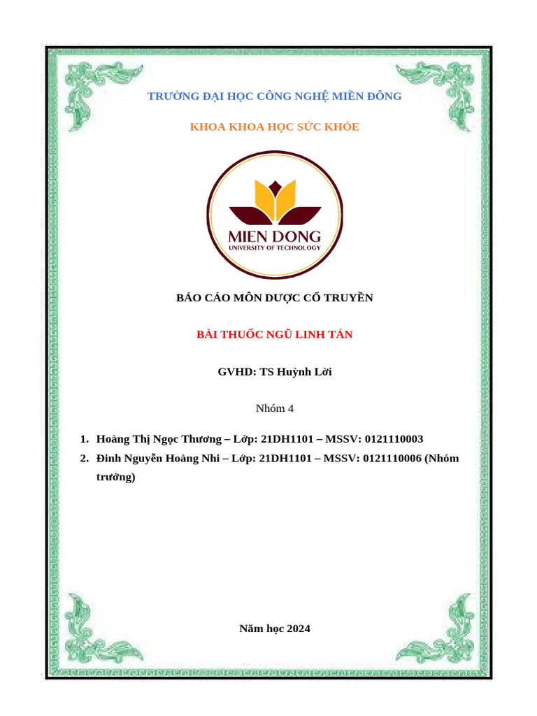 Baocao DCT NhiThuong Feb2024 FINAL | PDF