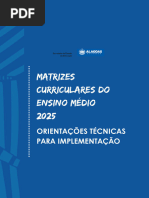 Matriz Curricular EJA Campo - Ensino Médio 2025 | PDF | Pedagogia | Science