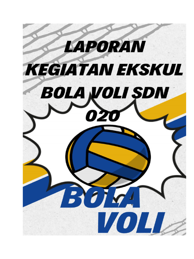 Laporan Ekskul Bola Voli | PDF
