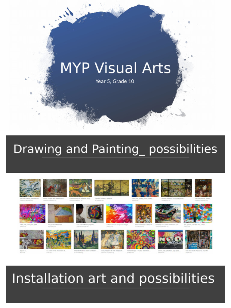 MYP Visual Arts - Visual Arts Grade 10 - 12 March 2019 | PDF ...