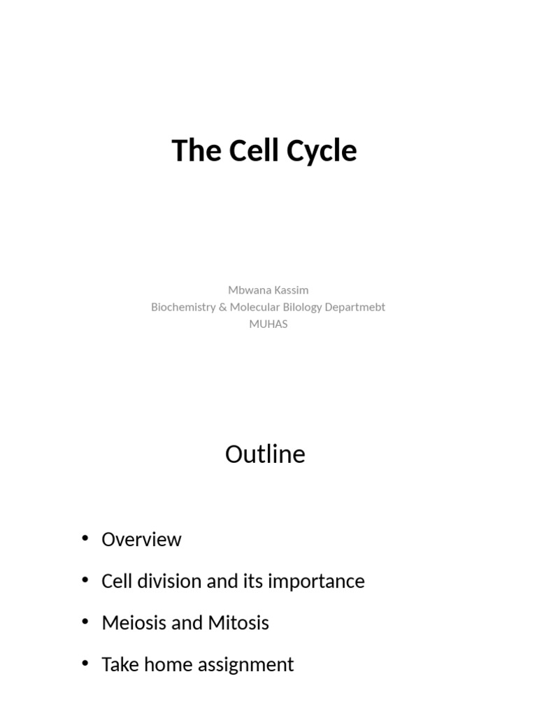 The Cell Cycle | PDF | Meiosis | Mitosis