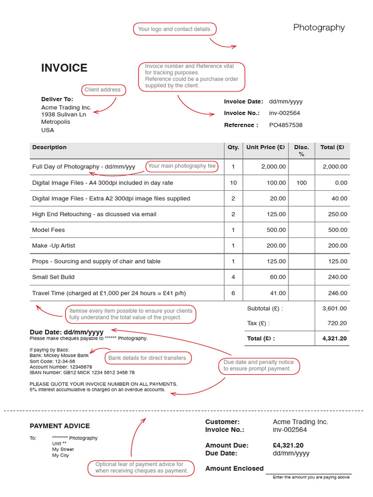 Invoice-example_v1-1 | PDF | Invoice | Payments