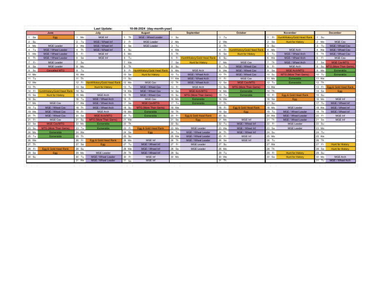 2024-2025 Calendar Template by KungFu Morrigan - XLSX - 2024 Calendar 1 | PDF