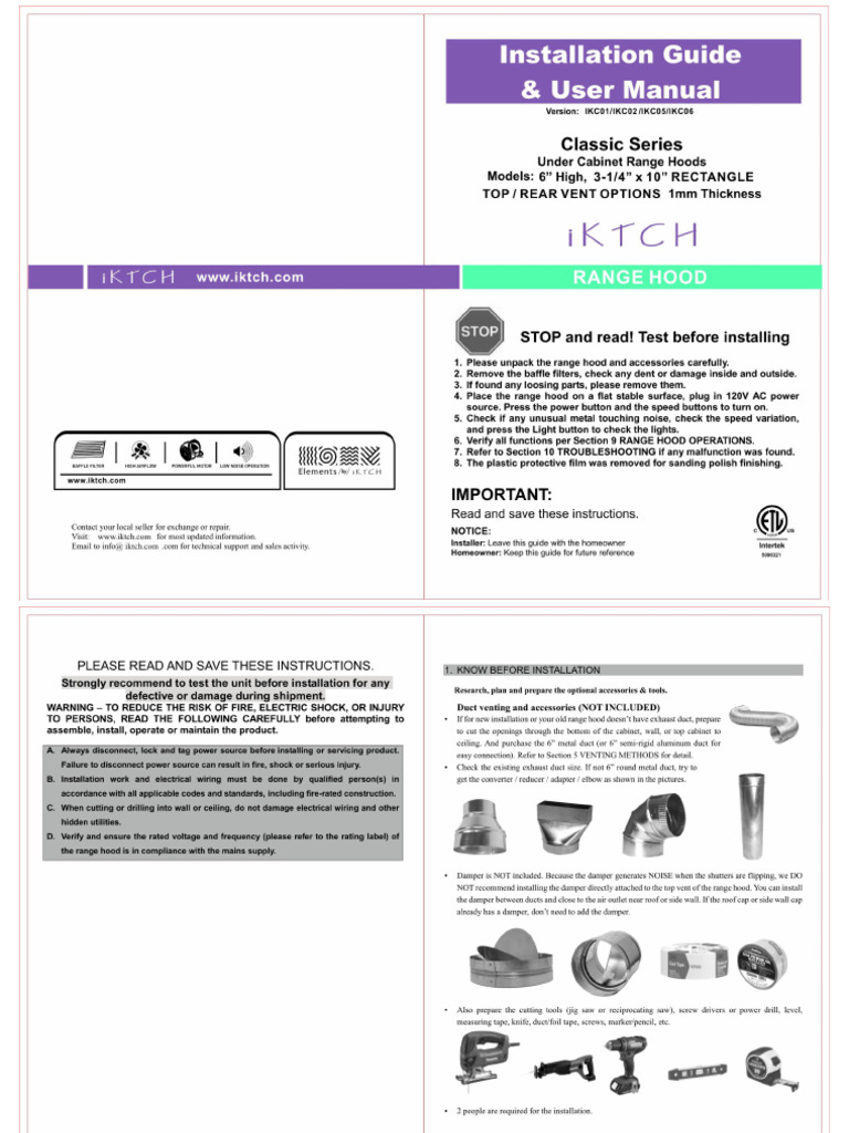 C1N-dZOvgmS Installation Guide | PDF