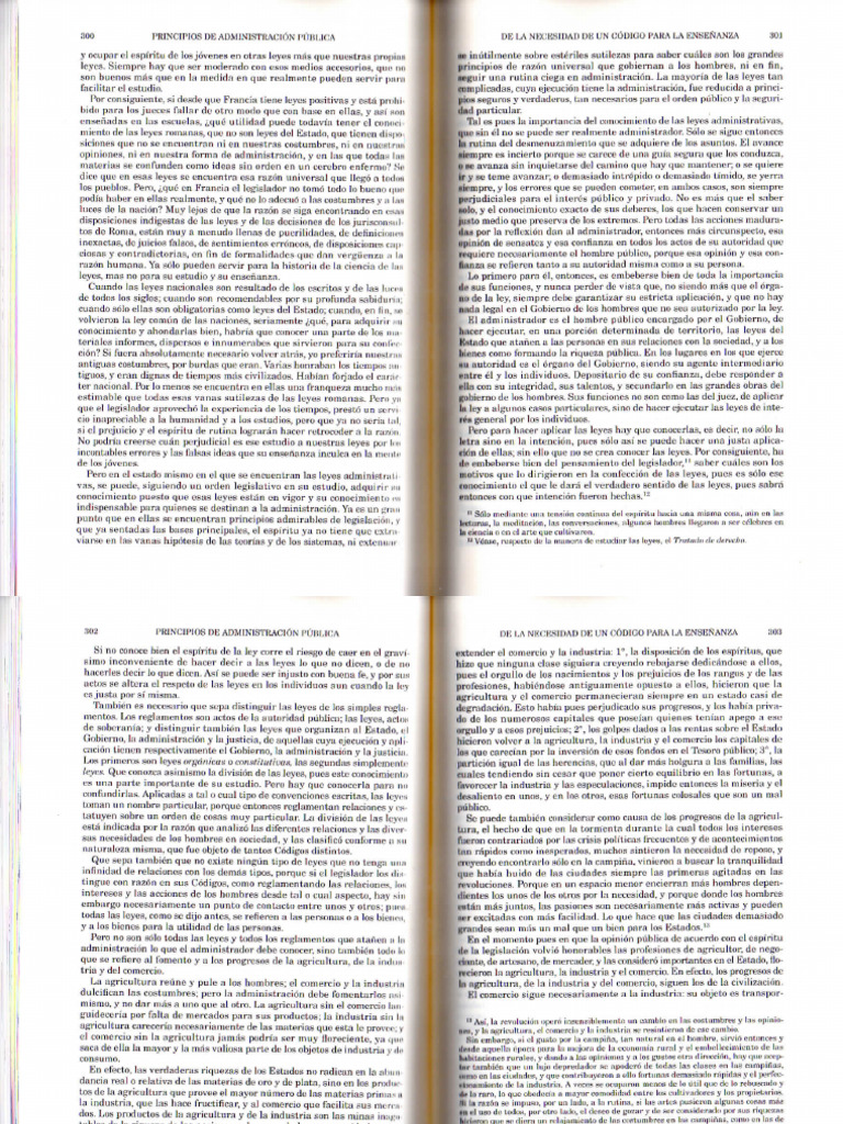 Principios de Administración Pública Charles Jean Bonnin Parte 4 | PDF