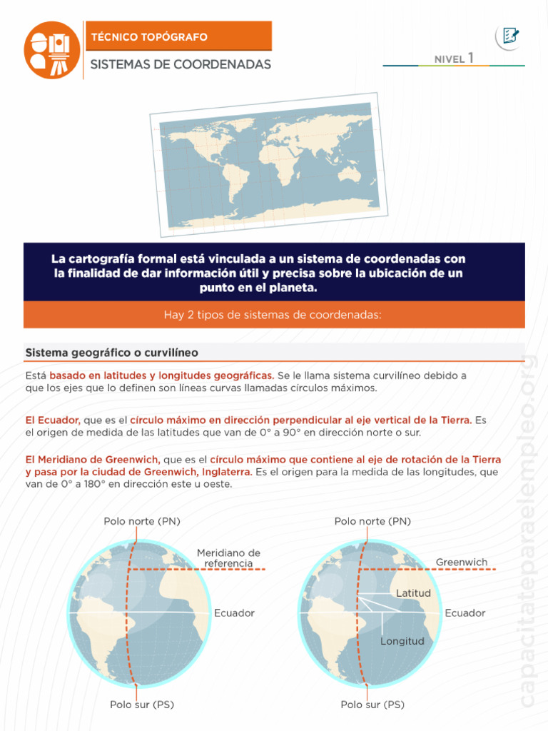 Sistemas de Coordenadas | PDF