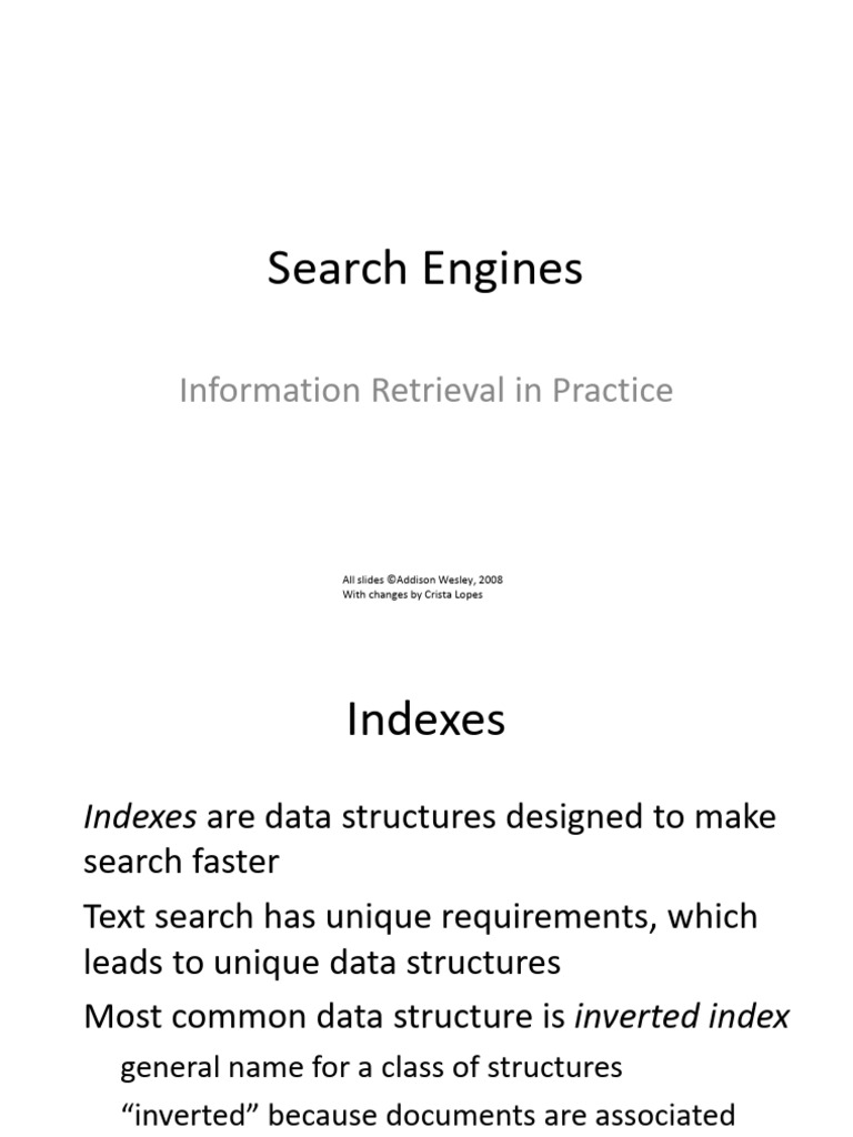Chap5 Index Construction | PDF | Search Engine Indexing | Cache (Computing)