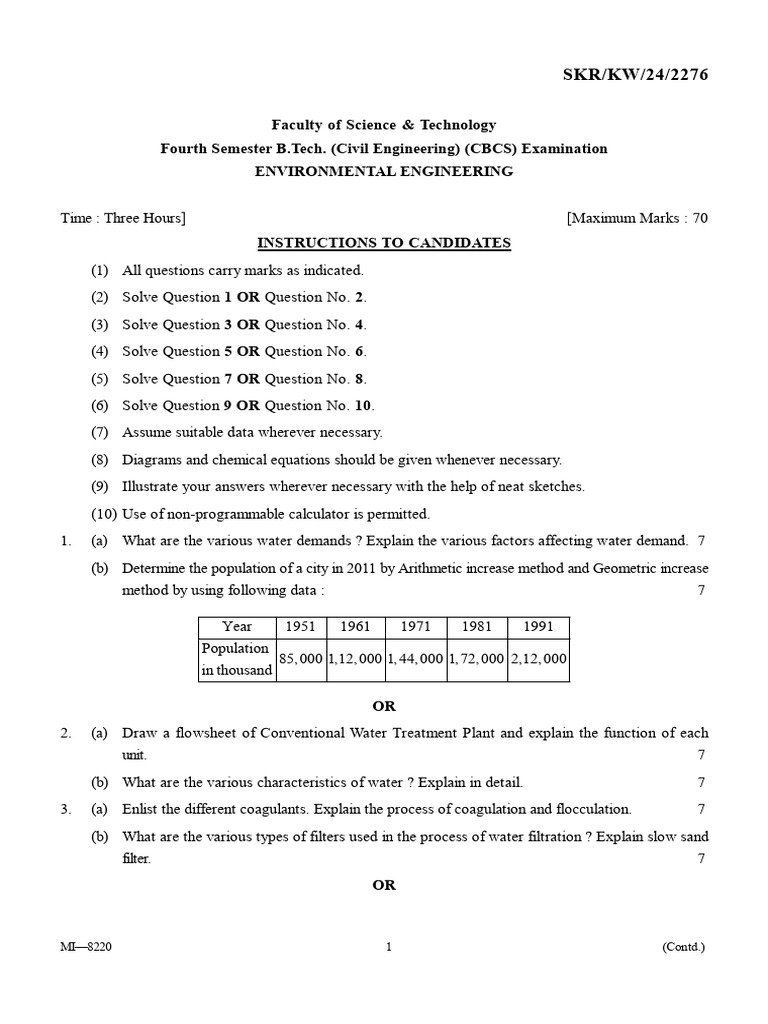 2276_Environmental Engineering_(22-10-2024 08_00_39_893 AM) | PDF ...