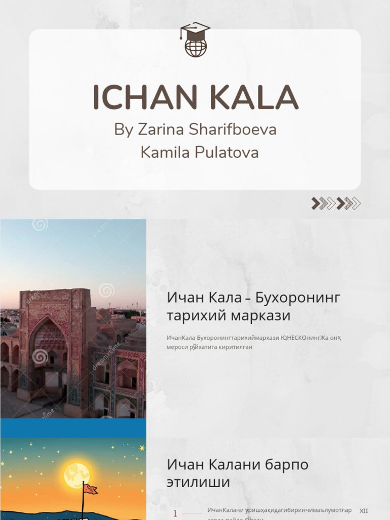 Ichan Kala by Zarina and Kamila | PDF