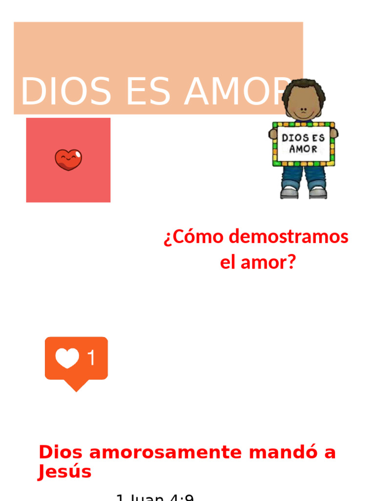 Dios Es Amor | PDF
