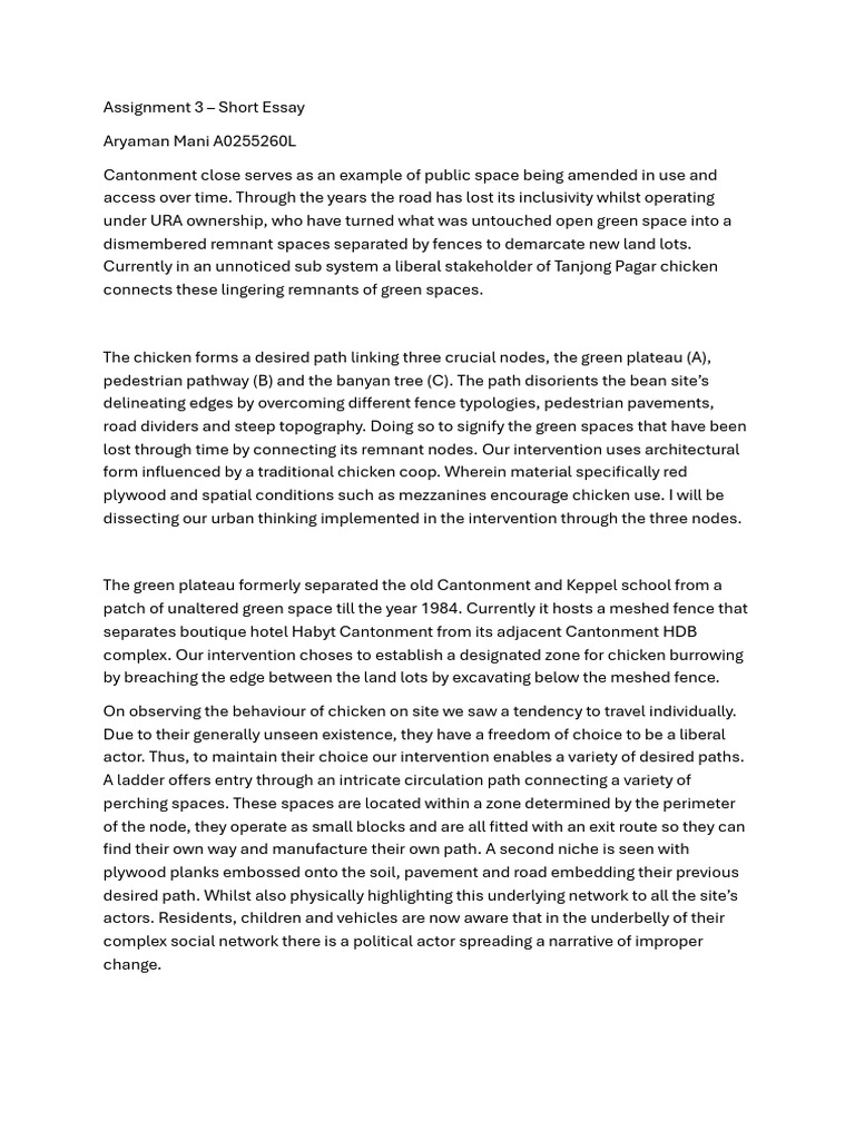 AryamanMani FinalAssignment 3 | PDF | Road