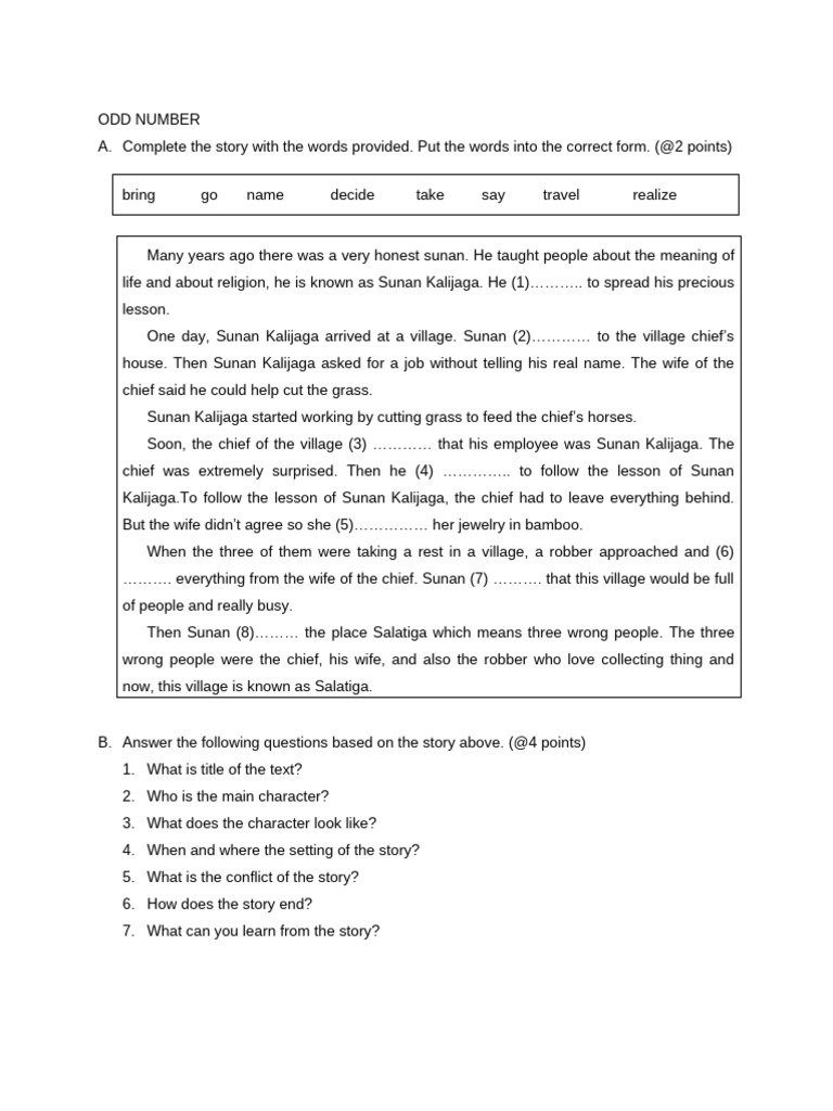 Odd Number | PDF