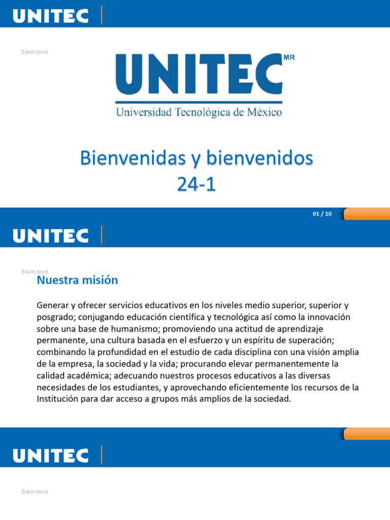 Misión y Visión de Unitec | PDF