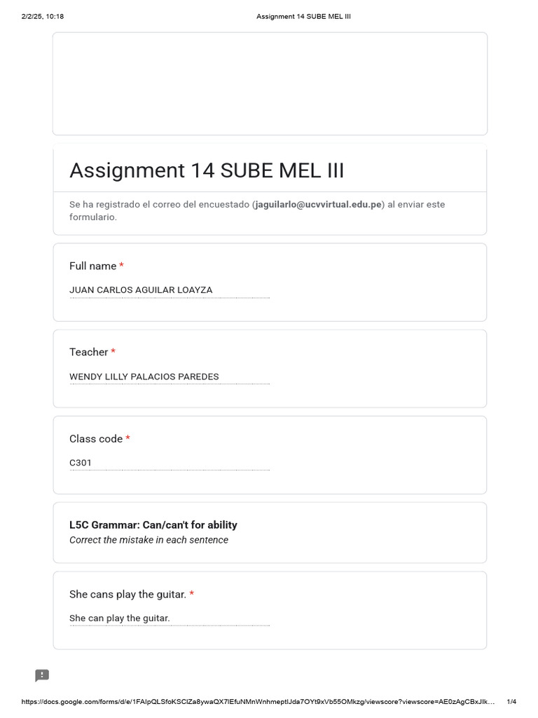 Assignment 14 SUBE MEL III | PDF | Human Communication | Linguistics