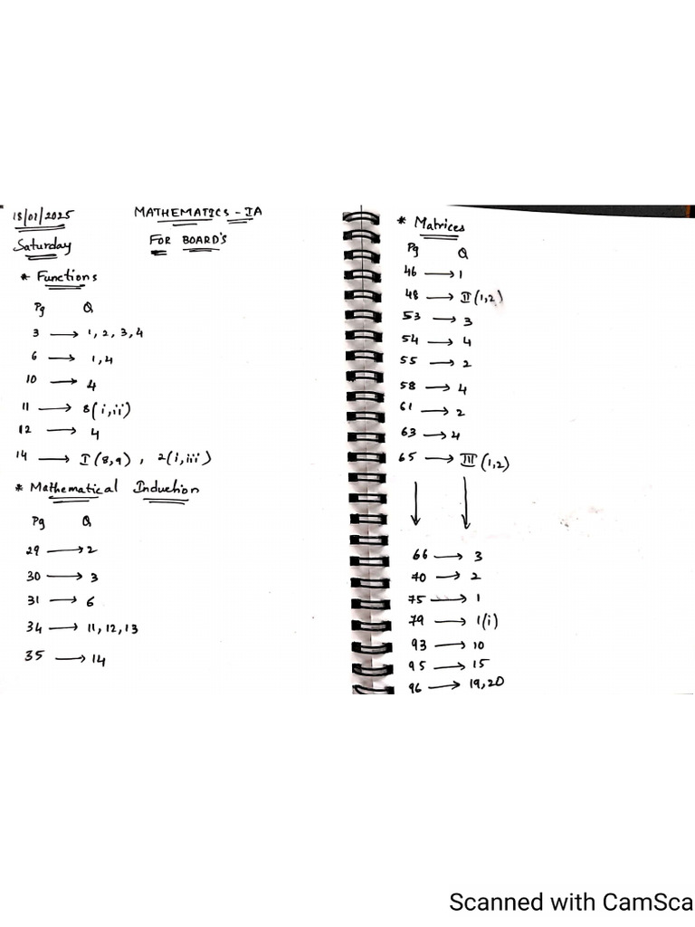 Maths 1A Imp Questions | PDF