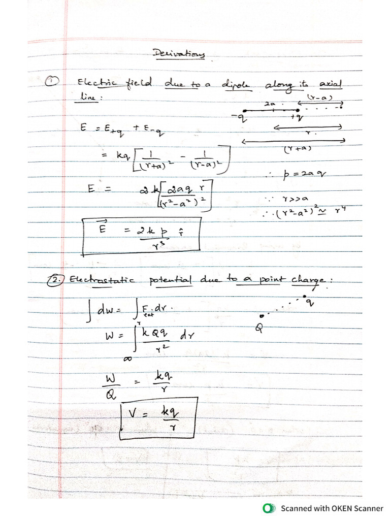 Derivations | PDF