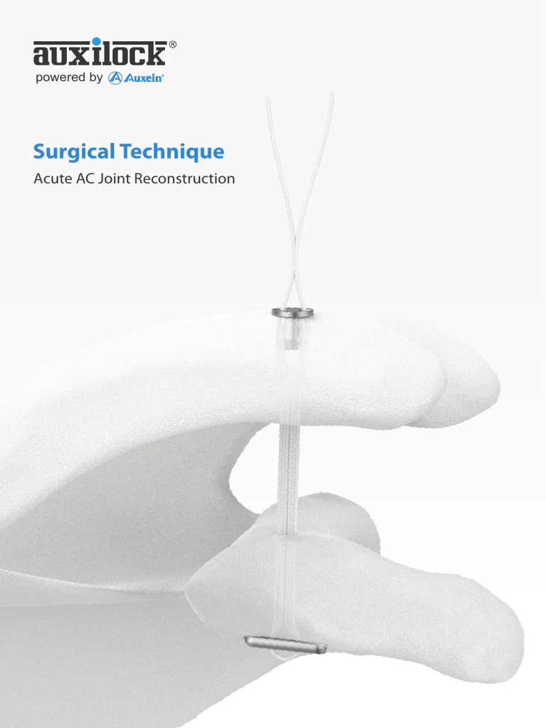 Auxein AC Joint Repair | PDF | Joints | Limbs (Anatomy)