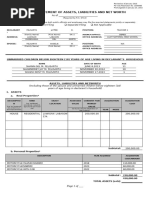 Sample Correctly Filled Wealth Declaration Form | PDF | Equity (Finance) | Financial Services
