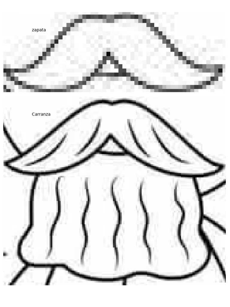 Moldes Bigotes | PDF