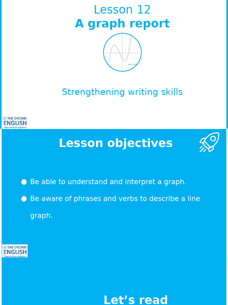 2.6 - WR - Describing A Graph | PDF | Verb | Linguistics