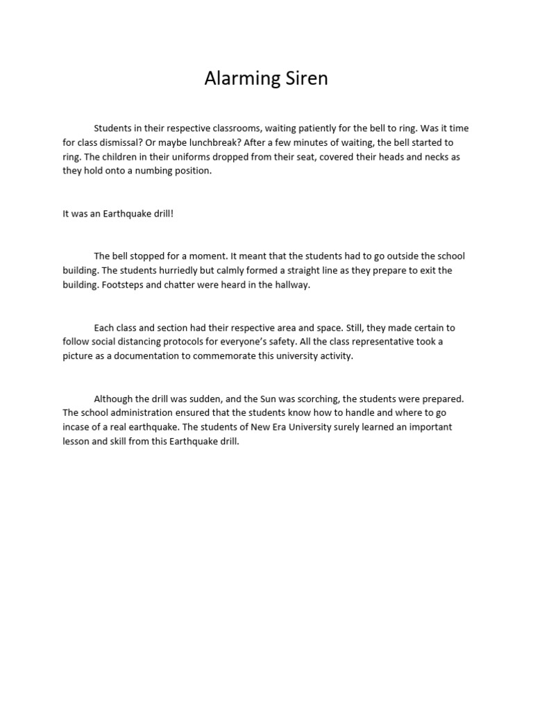 Alarming Siren | PDF