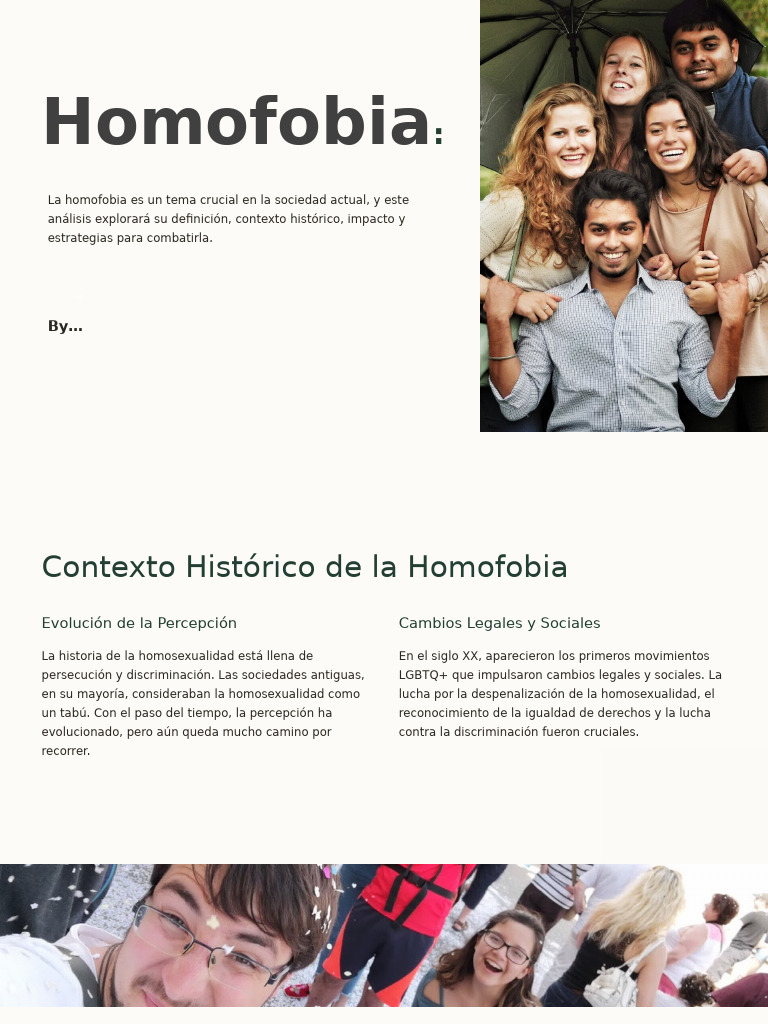 Análisis Integral de la Homofobia | PDF | Homofobia | Homosexualidad