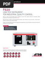 ATEQ F620 Quick Start Manual | PDF | Menu (Computing) | Usb