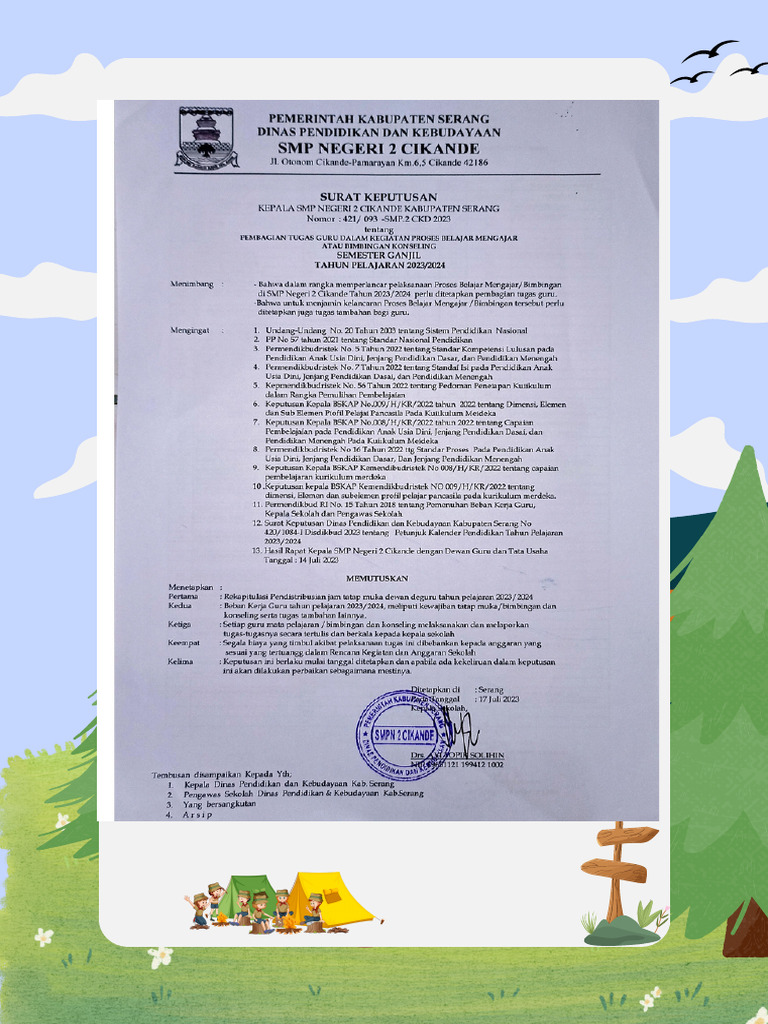 Laporan Pramuka Penggalang | PDF