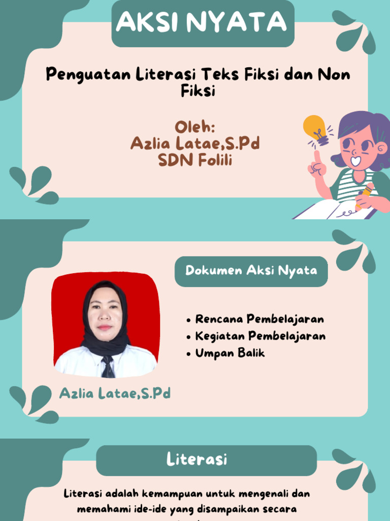 Penguatan Literasi Teks Fiksi dan Non Fiksi | PDF