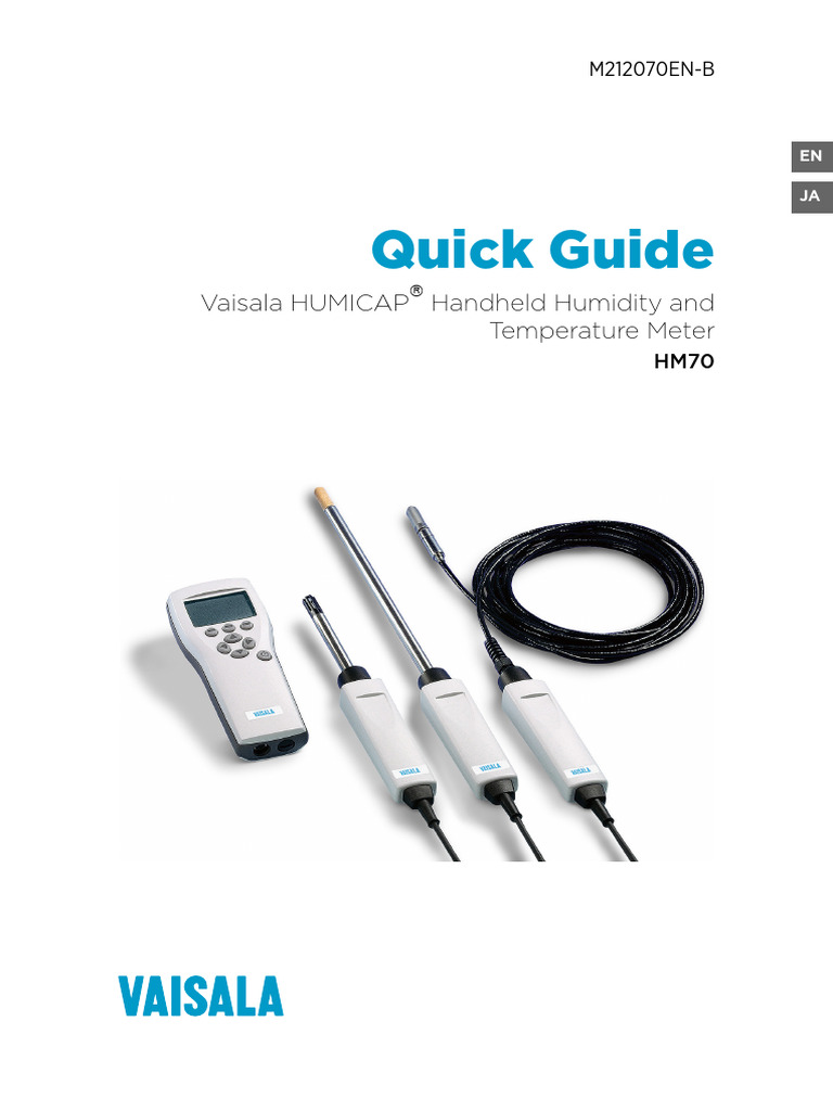 HM70 Quick Guide M212070EN B | PDF | Menu (Computing) | Rechargeable Battery