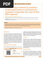 The Preoperative Sinus CT: Avoiding A "Close" Call With Surgical ...