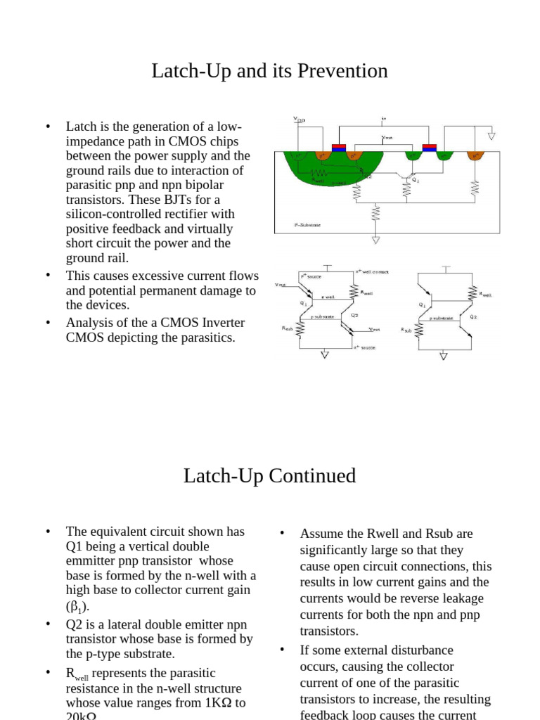 Latch-Up | PDF | Bipolar Junction Transistor | Transistor