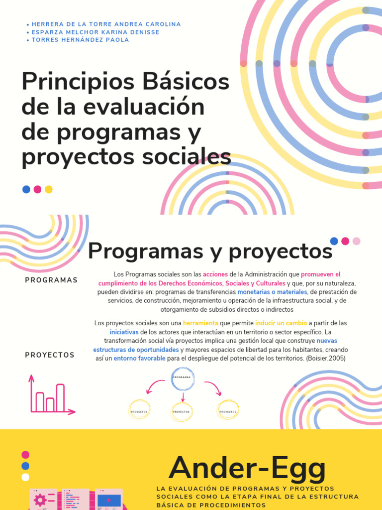 Evaluación de Proyectos Sociales | PDF | Planificación
