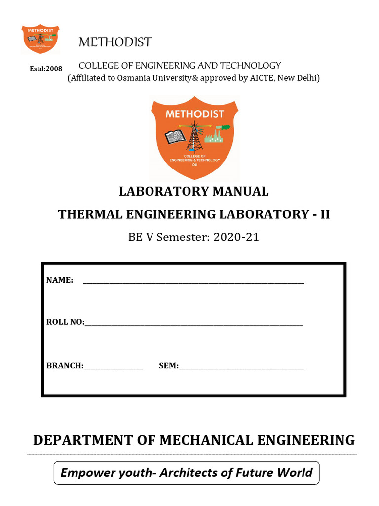 Lab Manual TE-2-V SEM-Starting Pages | PDF | Engineering | Knowledge