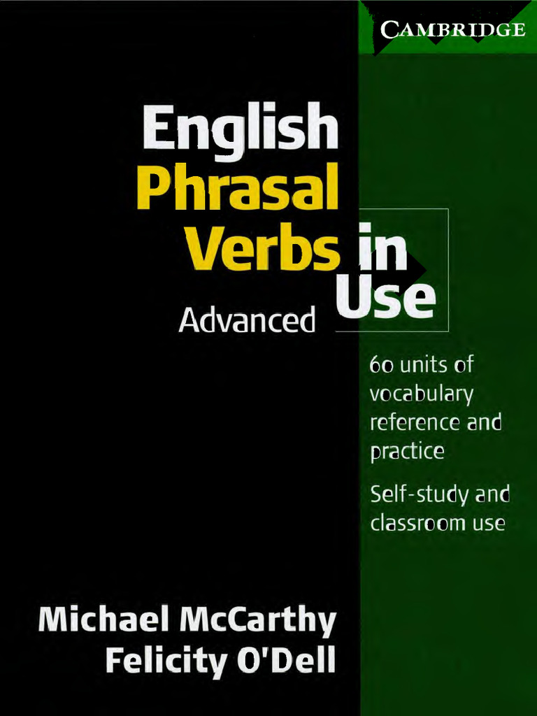 STUDENT - English Phrasal Verbs in Use-Adv - 0521684188 | PDF
