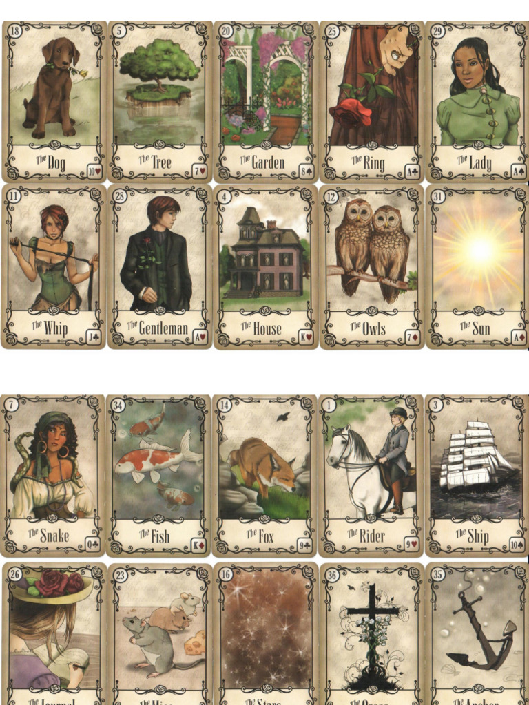 Under The Roses Lenormand | PDF