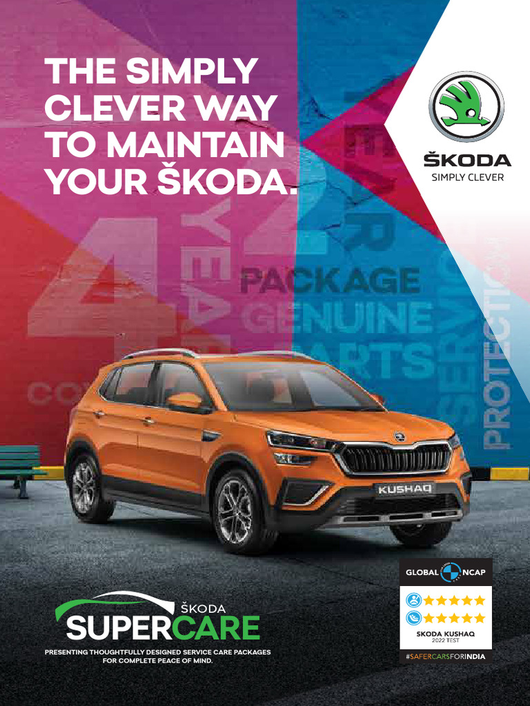 ŠKODA SuperCare Maintenance Packages | PDF | Brake | Fuel Economy In ...
