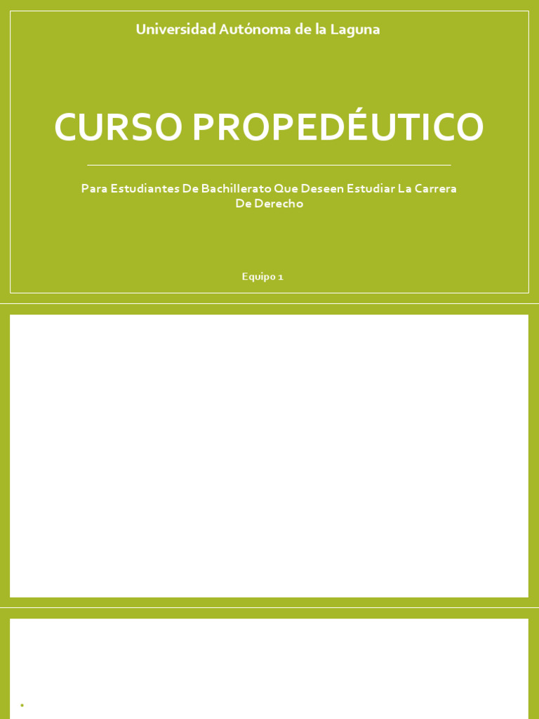 Curso Propedéutico | PDF