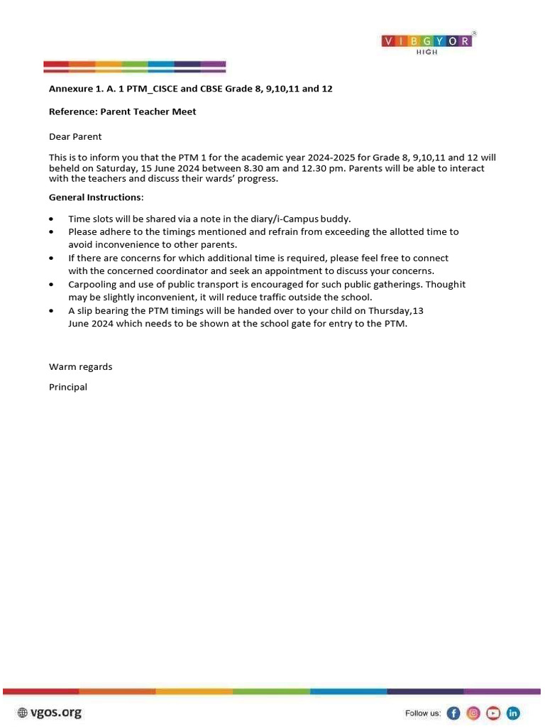 annexure-1.-a.-1-ptm_cisce-and-cbse-grade-8,-9,10,11-and-12- | PDF