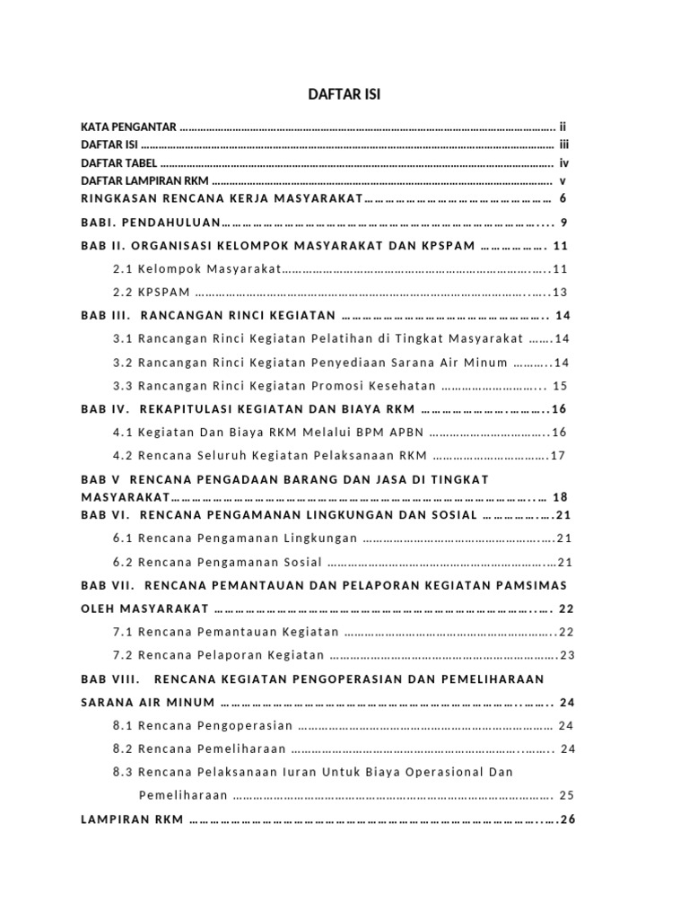 Daftar Isi | PDF