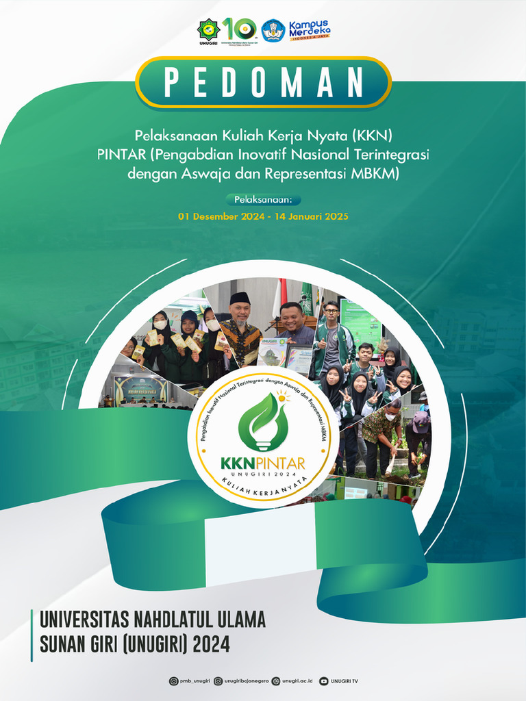 Pedoman KKN Pintar 2024 | PDF