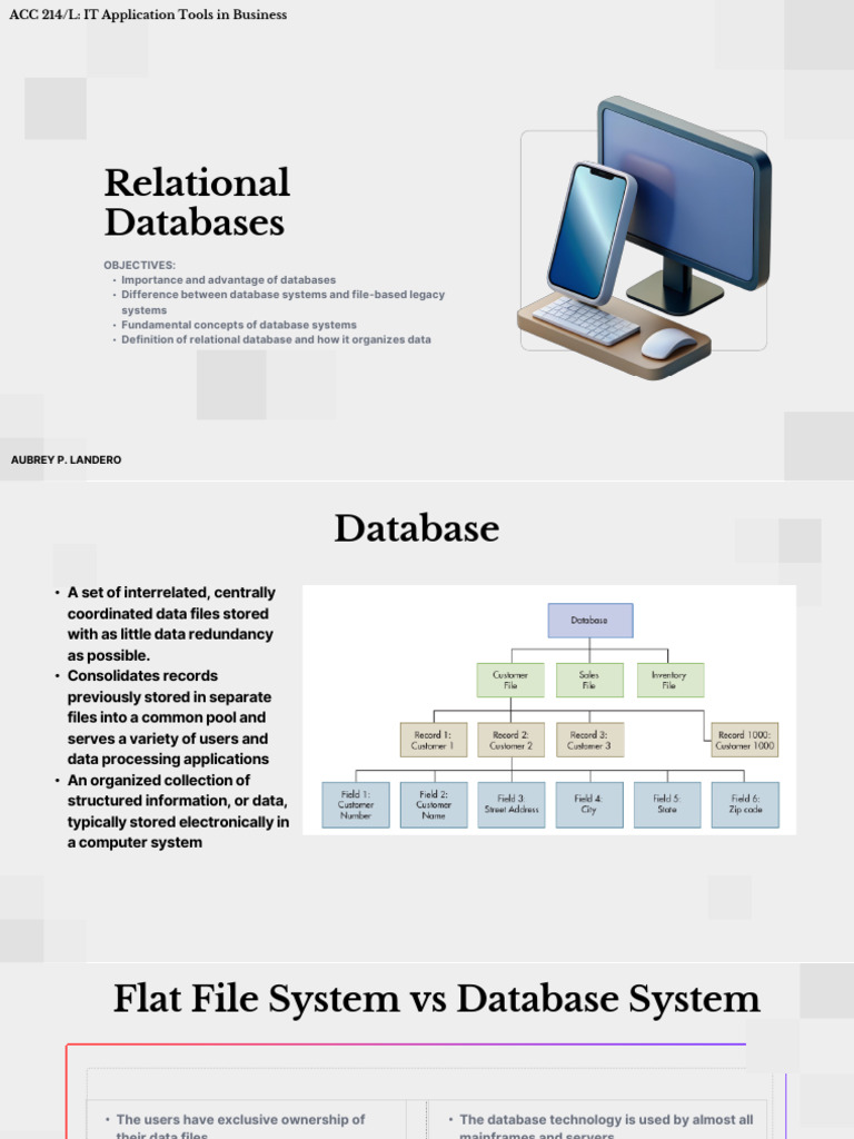 Relational Databases Part 1 | PDF | Databases | Data Warehouse