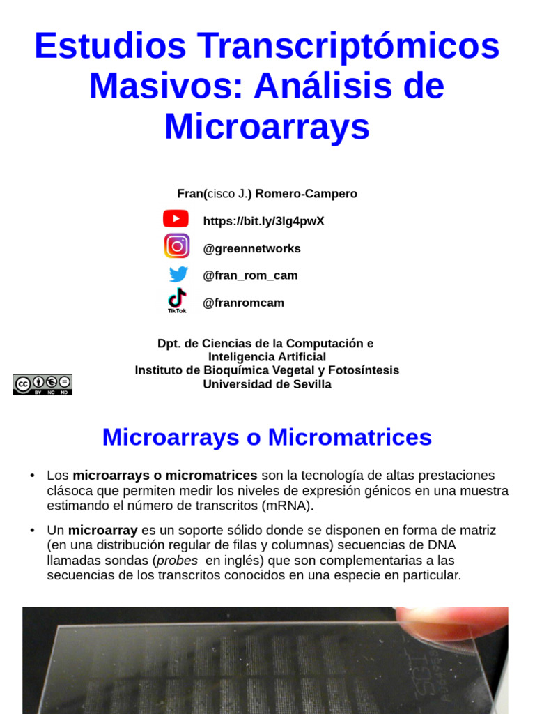 Microarrays PDF | PDF | Adn Microarray | Messenger Rna