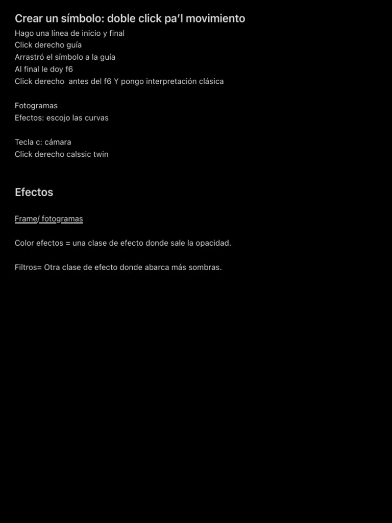 Crear Un Símbolo Doble Click Pa'l Movimiento | PDF